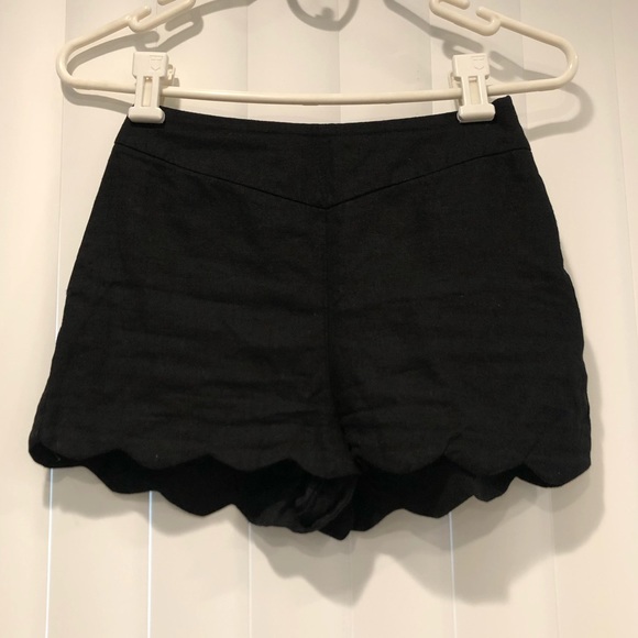ASOS Petite | Shorts | Asos Petite Black Linen Shorts Sz 0 | Poshmark